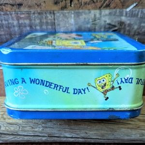 SpongeBob Mini Metal Lunchbox | Toys | Vintage Spongebob Mini Metal ...